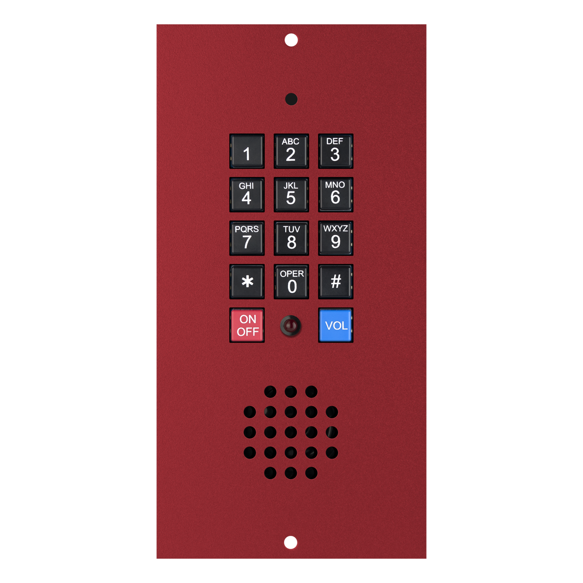 301 Series Fortress Emergency Phone - Red Powder Coat